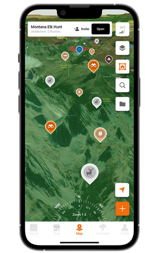 Hunting App w/ Satellite & Topo Maps, GPS, Property Lines | HuntWise